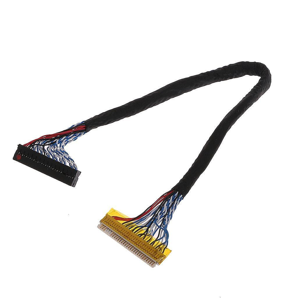 JNANEEI 8 Bit LVDS Cable FIX-30 Pin 2ch For 17-26inch LCD/LED Panel Controller 25cm - Walmart.com