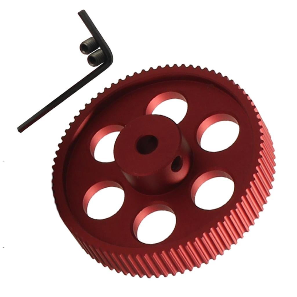 JNANEEI 80T 2GT Synchronous Pulley Bore 5mm 2GT Timing Pulley 80 Teeth ...