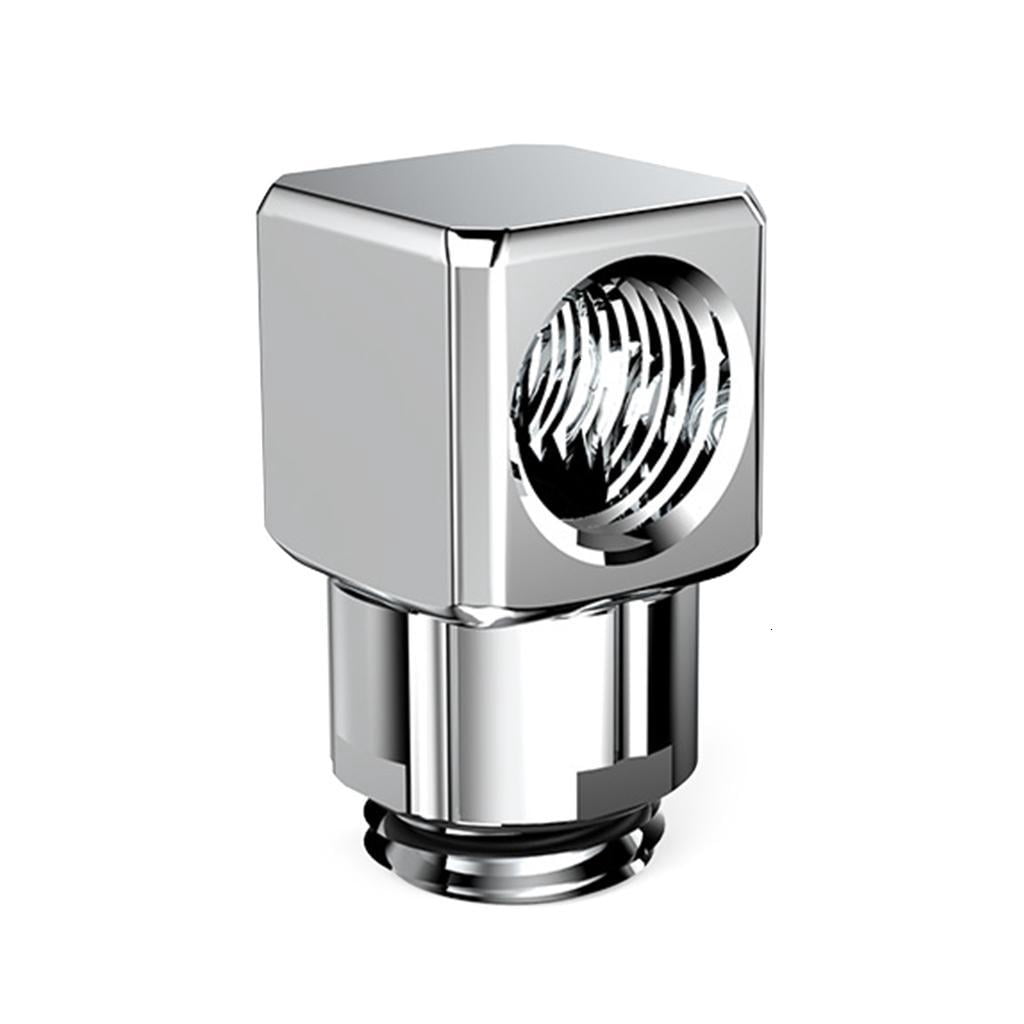 JNANEEI 90 Degree Fitting G1/4 Male Female Elbow Metal PC Water Cooling ...