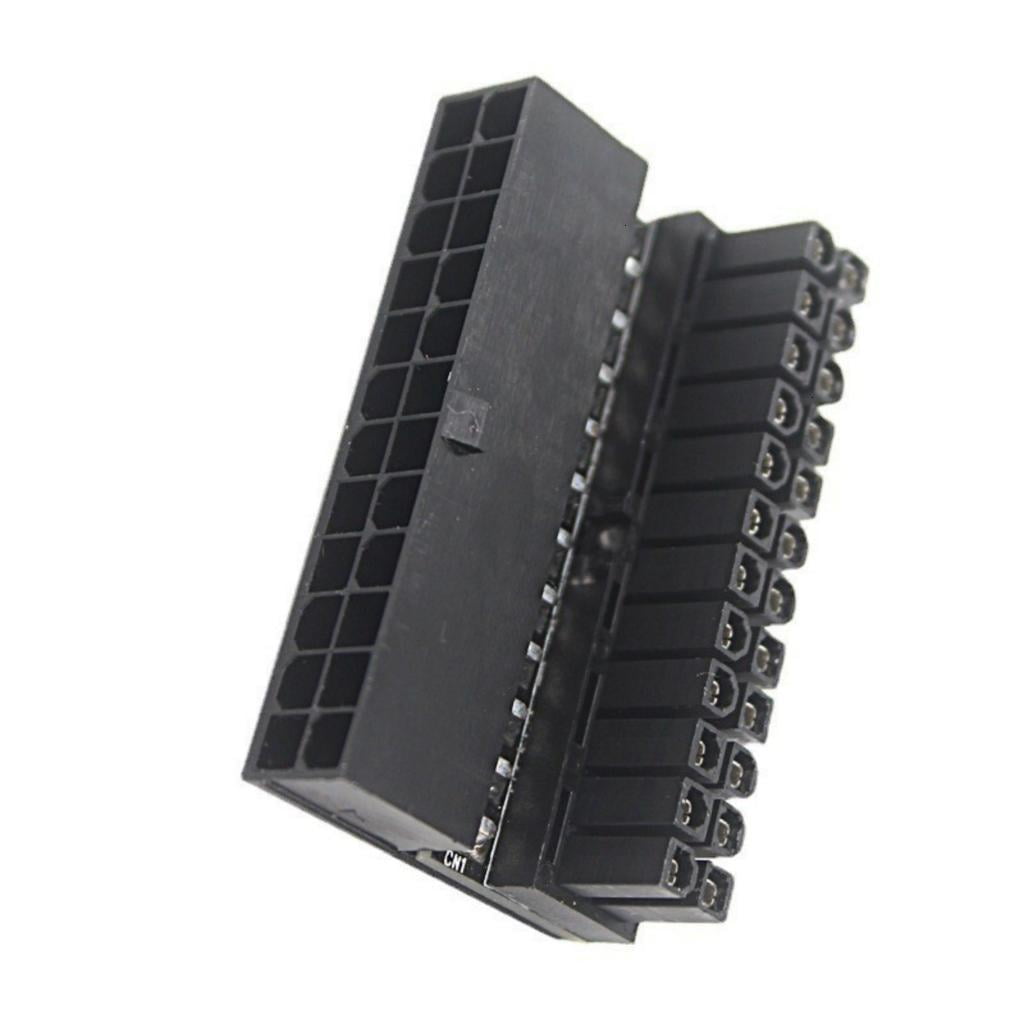 JNANEEI 90Degree ATX24Pin Power Connector for Desktop Mainboard Cable ...