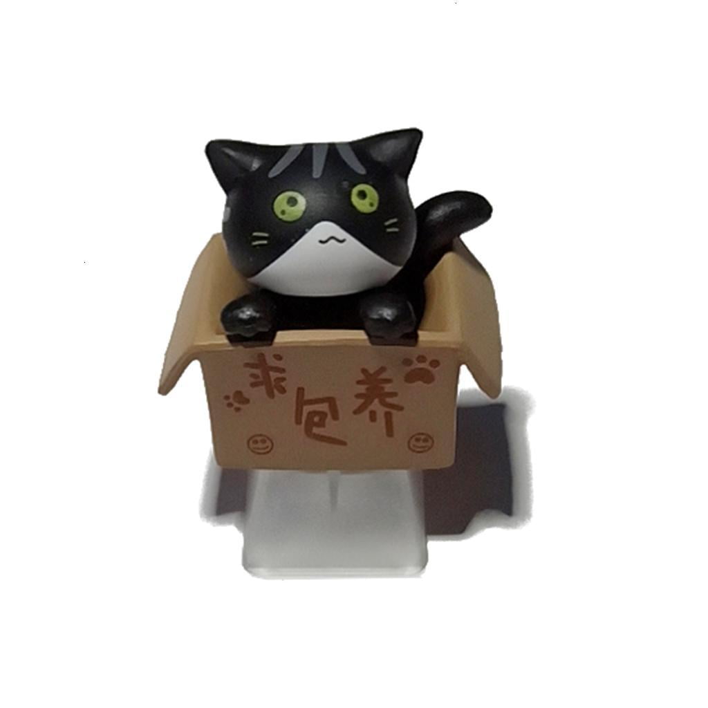 JNANEEI ABS for Cat Custom Cartoon Keycap Bottom Backlit Keycaps Fit ...