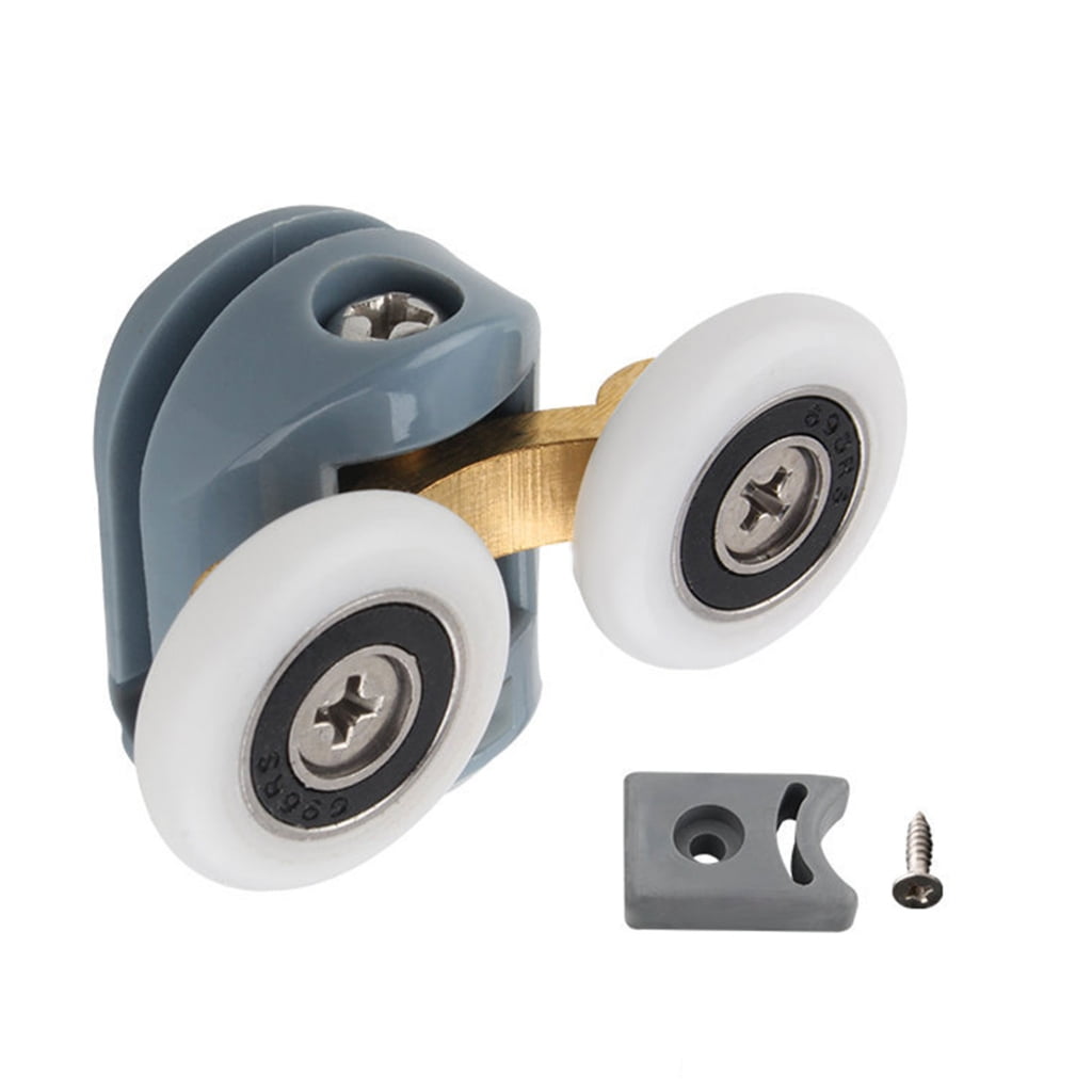 JNANEEI Adjustable Cabins Pulley Shower Door Rollers Runner Wheels ...