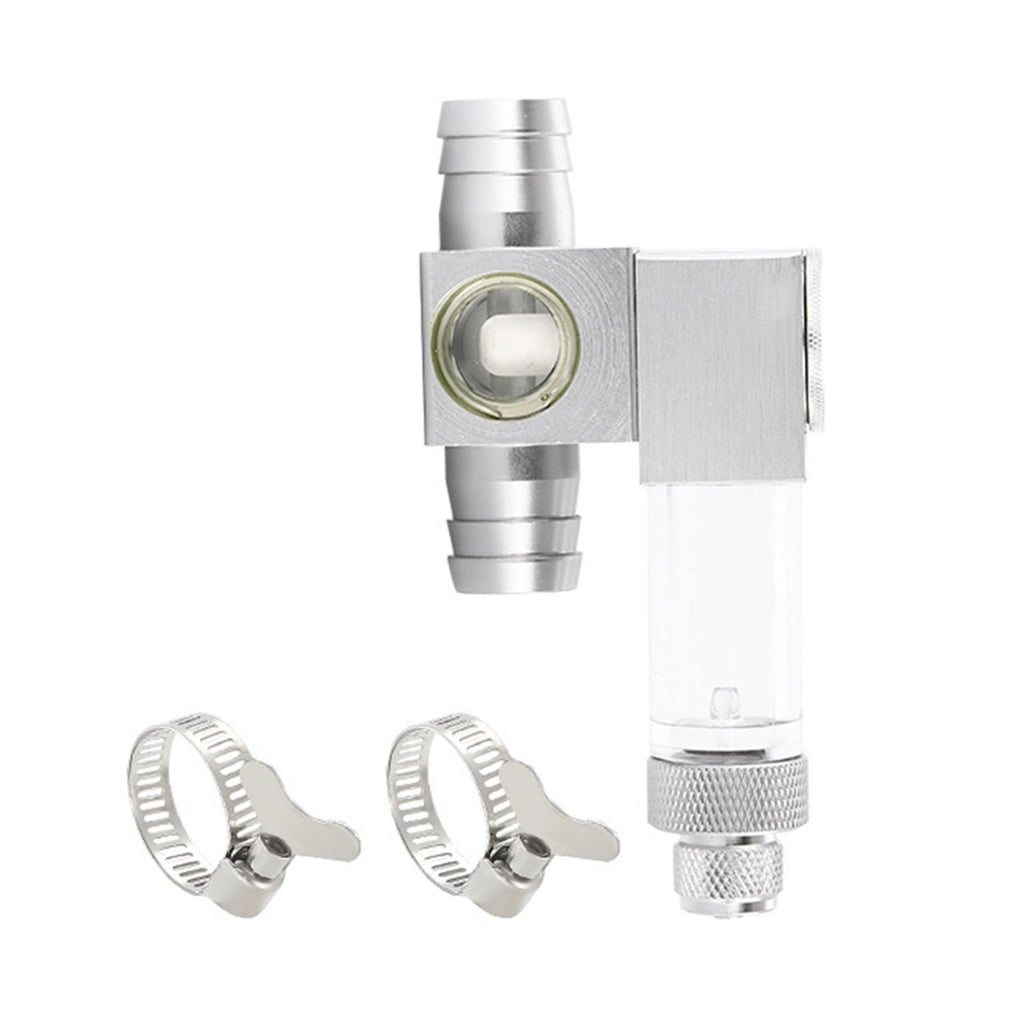 JNANEEI Aquarium External CO2 Diffuser Aluminum DIY CO2 System Atomizer Set Bubble Counter for ...