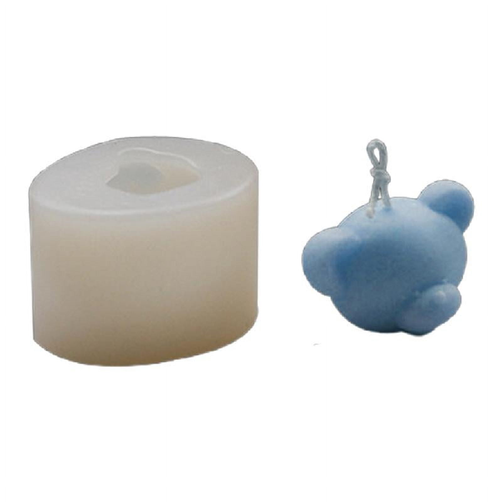 JNANEEI Bear Head Figurine Silicones Molds Epoxy Resins Molds for ...