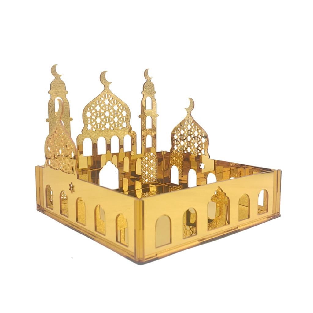 JNANEEI Beautifully Designed Eid Candy Storage Box Multiple Compartment ...