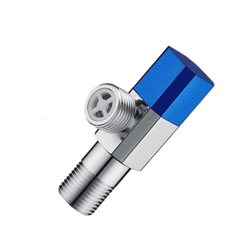 JNANEEI Brass Turn Angle Stop Valves Hot/Cold Water Flows Control ...
