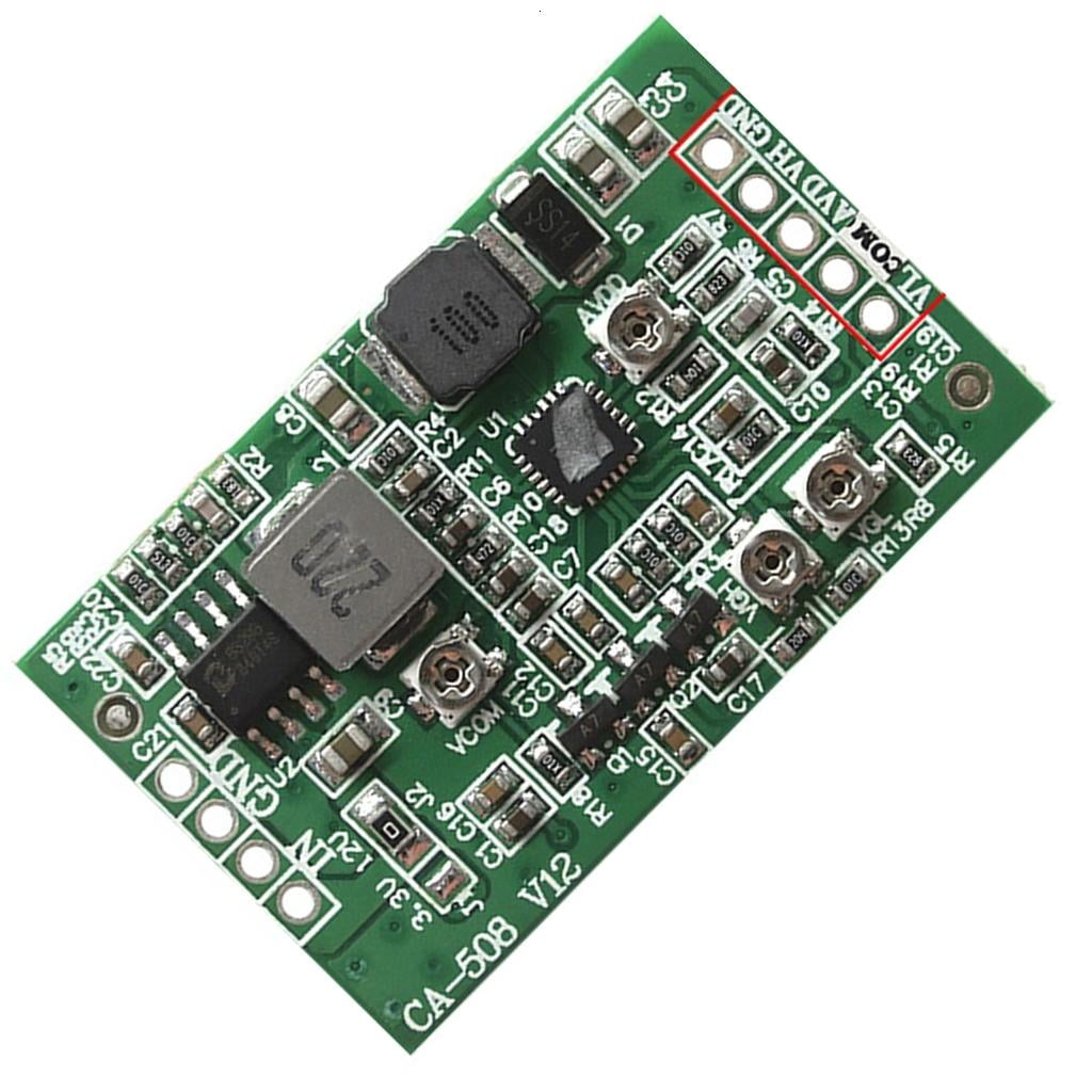 JNANEEI CA-408/CA-508 Voltage Adjustment Module Board 4CH Output for LCD TCON Screen Easy ...