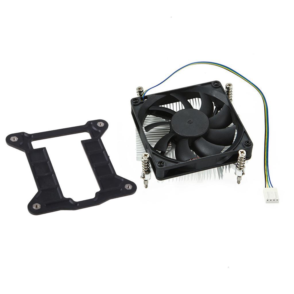 JNANEEI CPU Cooler with Quiet PWM Cooling Fan Radiator fan 27mm Low ...