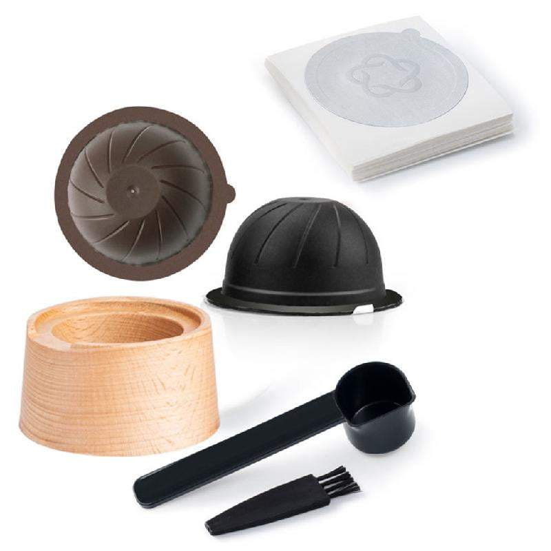 JNANEEI Capsules Refill Kit Espresso Capsules DIY Kit Reusable Coffee ...