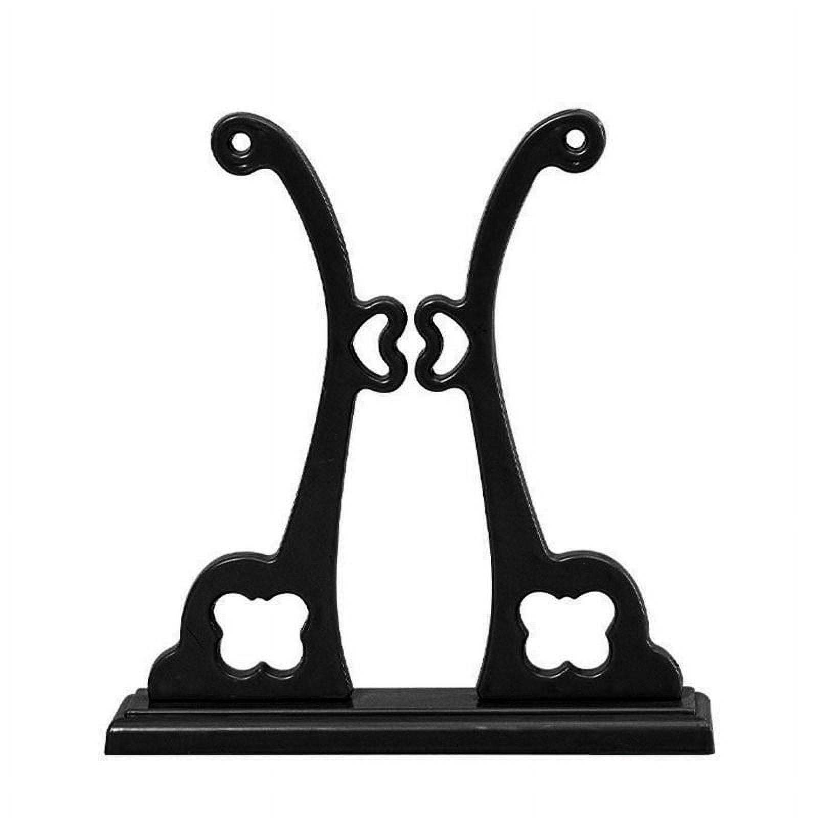 JNANEEI Chinese Style Round Hand Fan Holder Display Stand Vintage ...