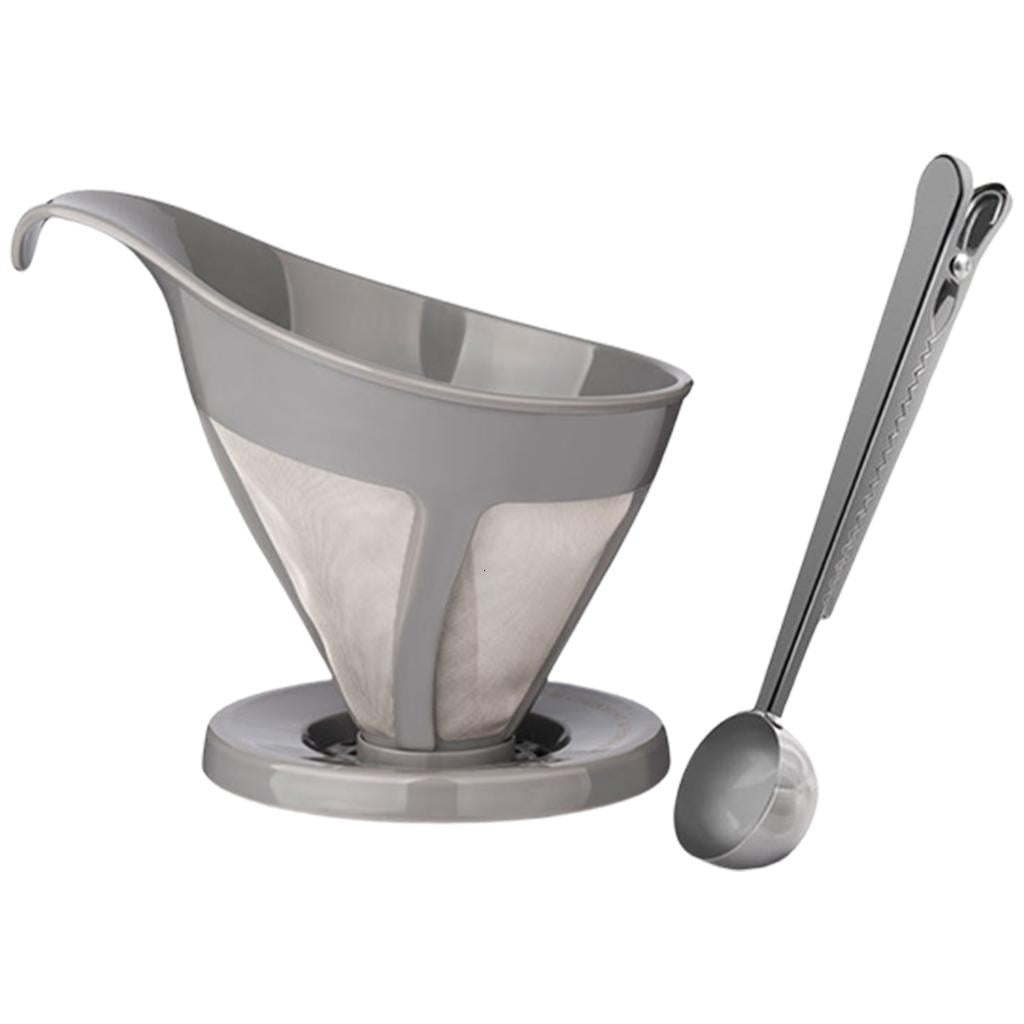JNANEEI Coffee Filter Set Meshs Coffee Funnel with Spoon Suitable for Coffee Machines - Walmart.com