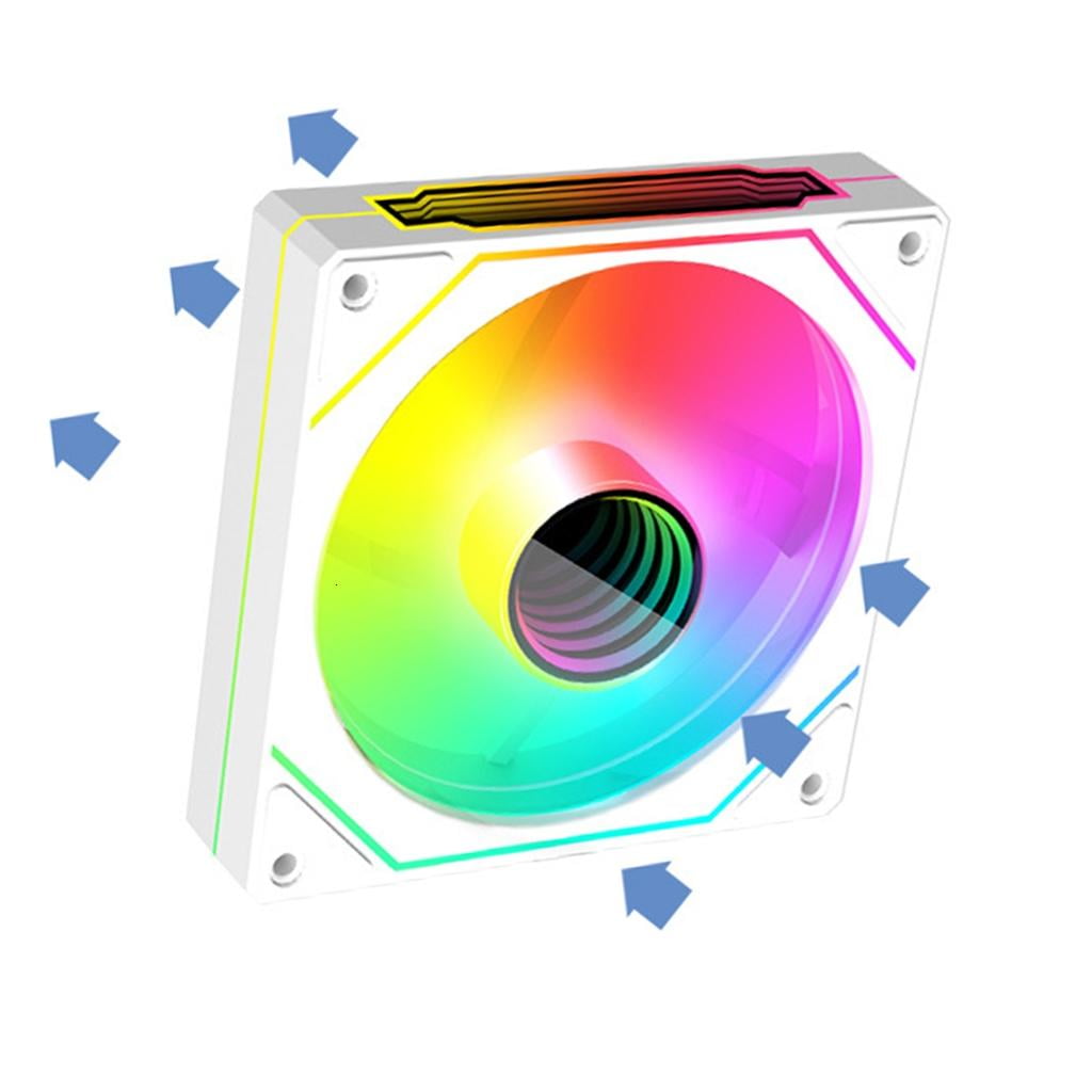 JNANEEI Computer Case Fan ARGB Case Fan 120mm ARGB Case Cooling Fan ...