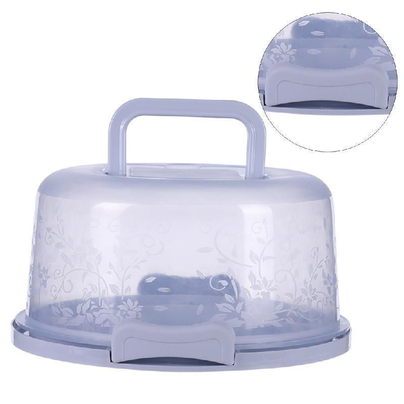 JNANEEI Convenient Cake Holder with Handle Easy to Store and Carry ...