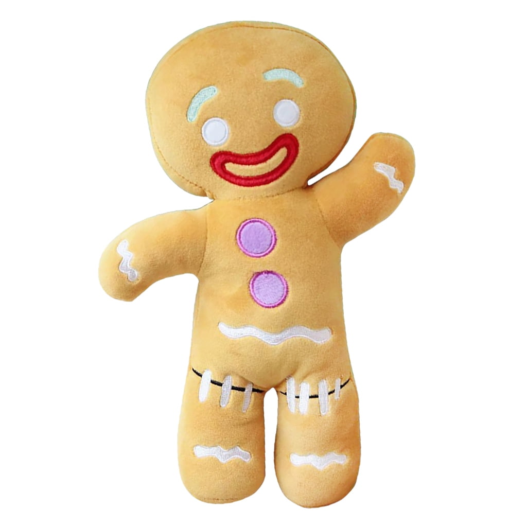JNANEEI Cute Gingerbread Man Plush Toy Baby Soothing for Doll Biscuit ...