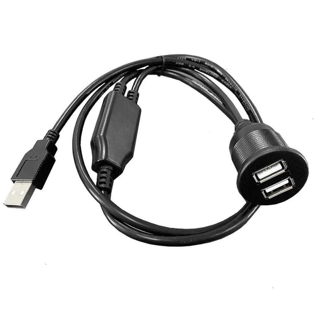 JNANEEI Dual Ports USB Panel Flush Car Mount High Speed Data Transfer ...