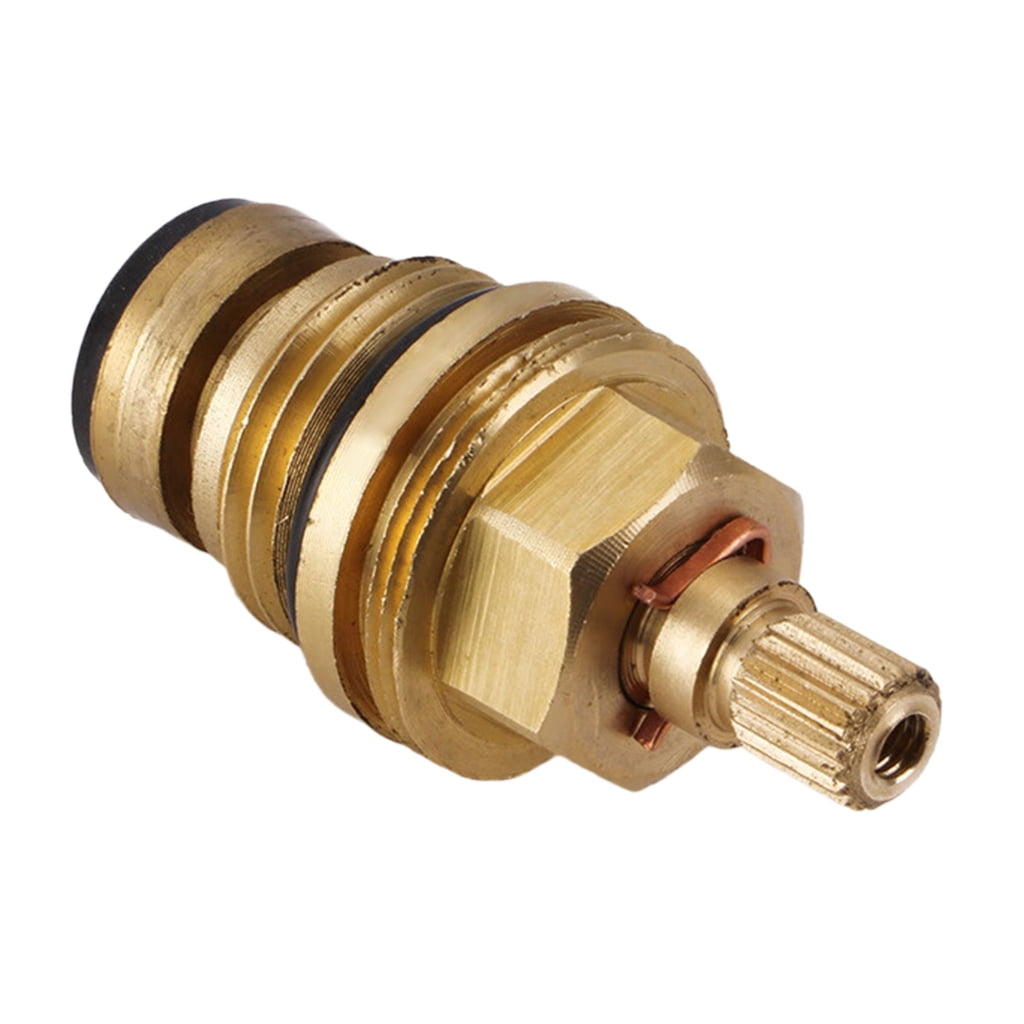 JNANEEI Faucet Cartridge Brass Slow Opening Valves Core Hot And Cold ...