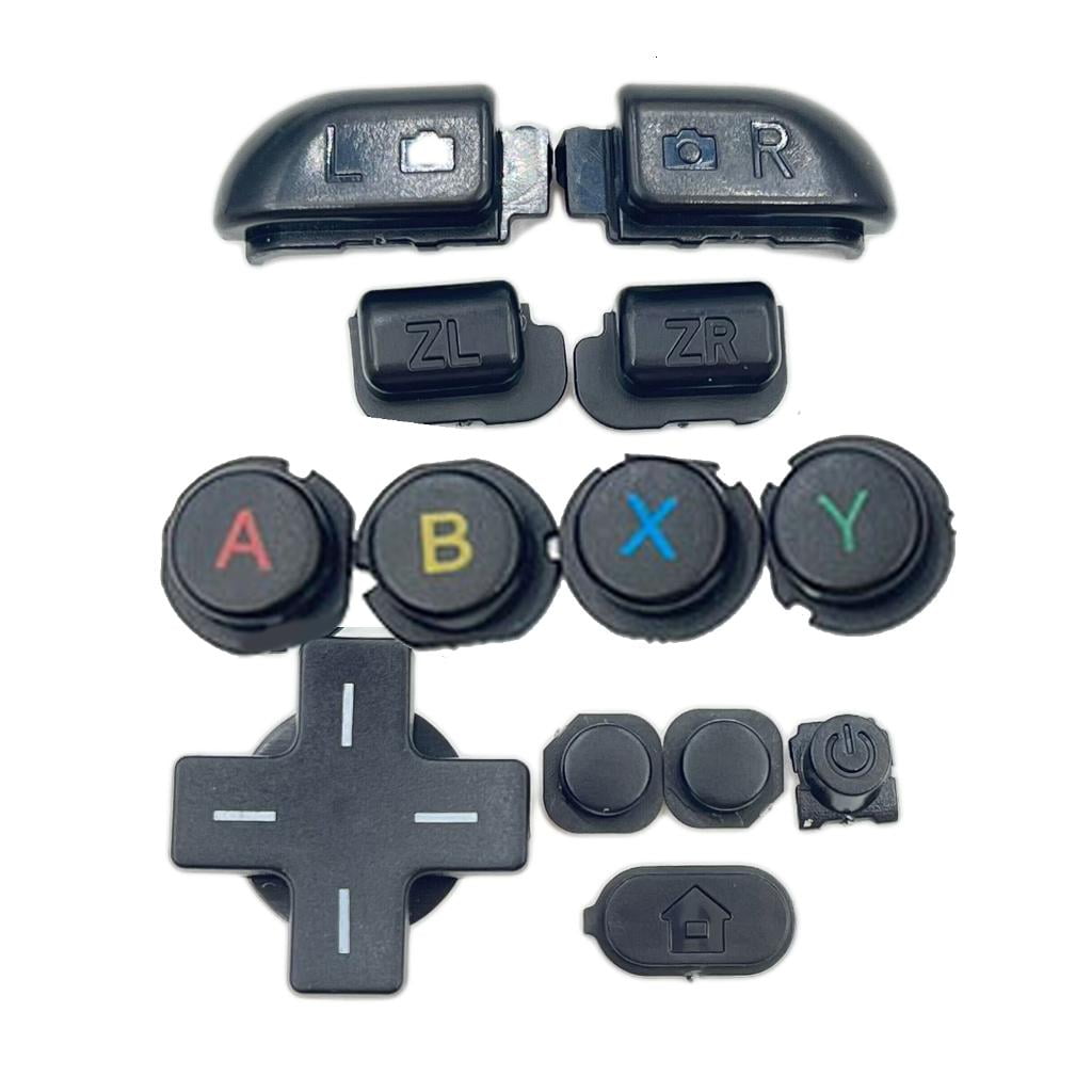 JNANEEI For New 3DSXL 3DSLL Host Full Set Complete D Pad A B X Y L R ZL ZR Power Buttons ...