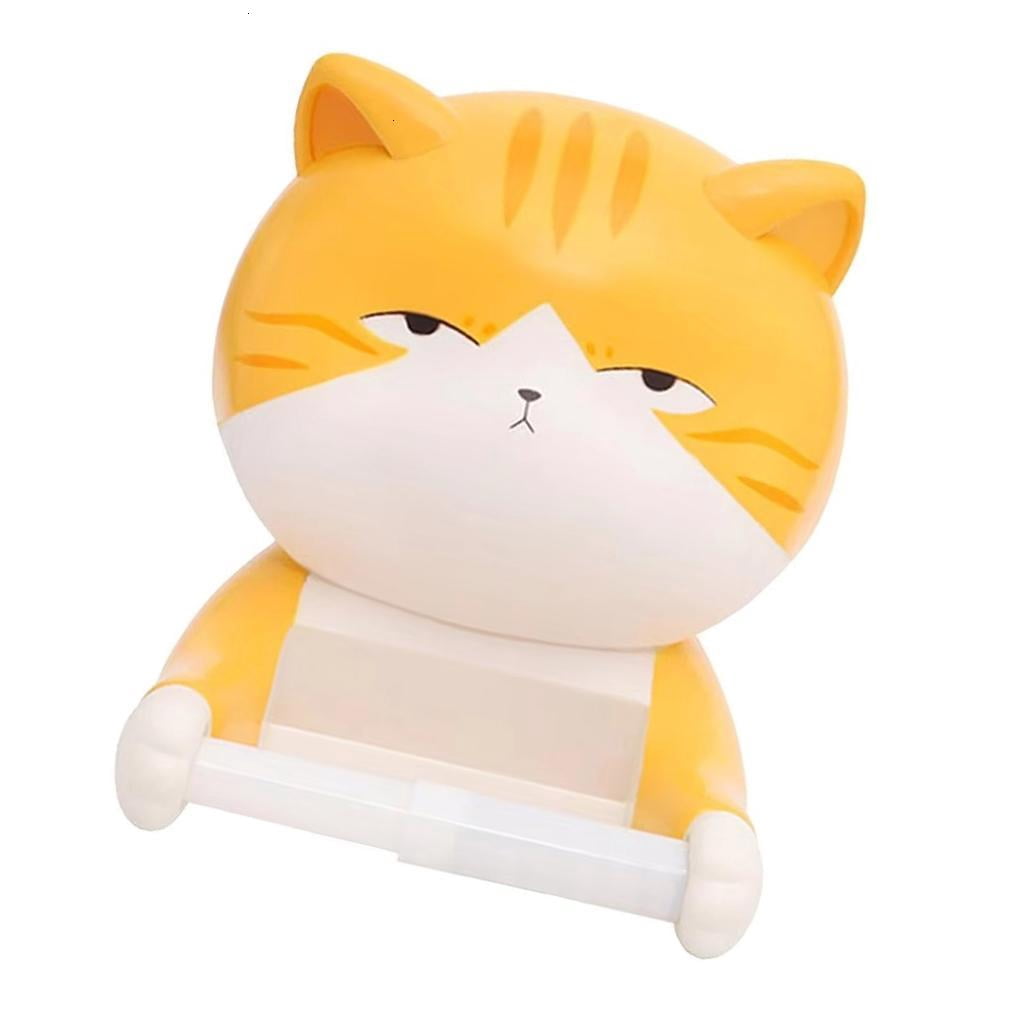 JNANEEI Functional Kitten Sculpture Tissue Holder Space Saving Designs ...