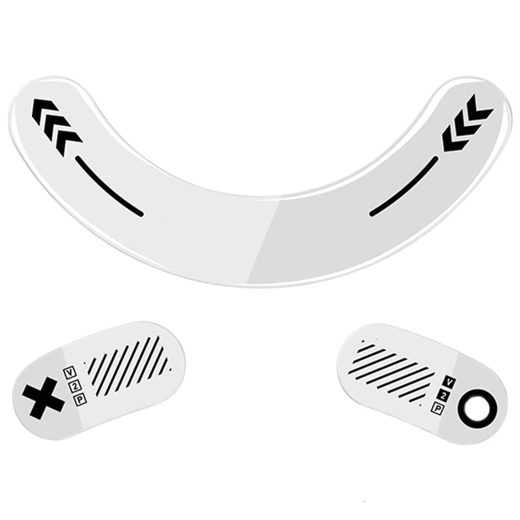 JNANEEI Glass Mouse Feet Low Frictions Mouse Feet Skates For V2 Mouse ...