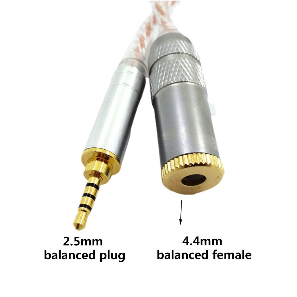 JNANEEI HIFI Single Crystal Copper 2.5mm Balanced Male to 3.5mm ...