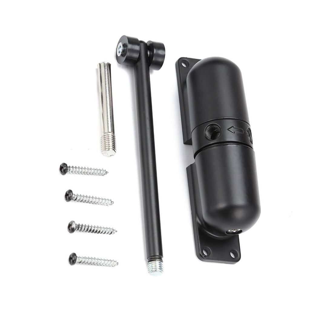 JNANEEI Heavy Duty Automatic Door Closers Adjustable Closing Door Hinge ...