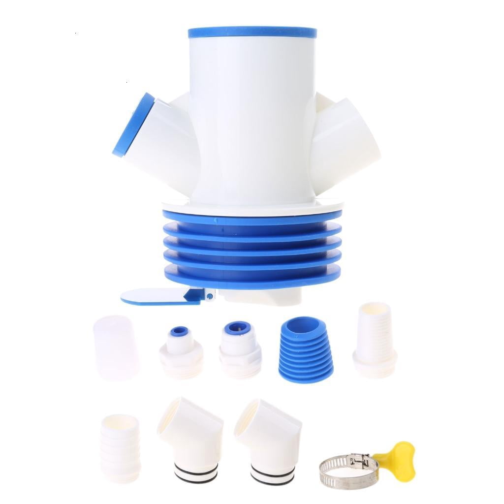 JNANEEI Kitchen Sink Waste Water Pipe Easy Installs Kitchen Sink Drain ...
