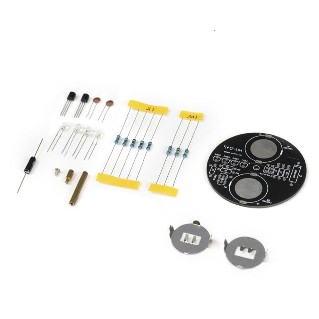 JNANEEI LED Spin Top Electronic DIY Kit for Kids LED Gyro Welding ...