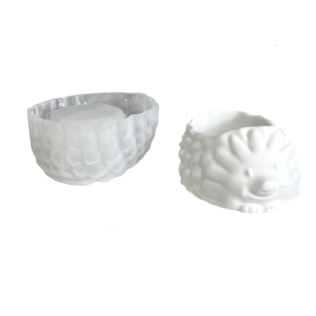 JNANEEI Make Unique Succulent Containers with This Silicone Hedgehog ...