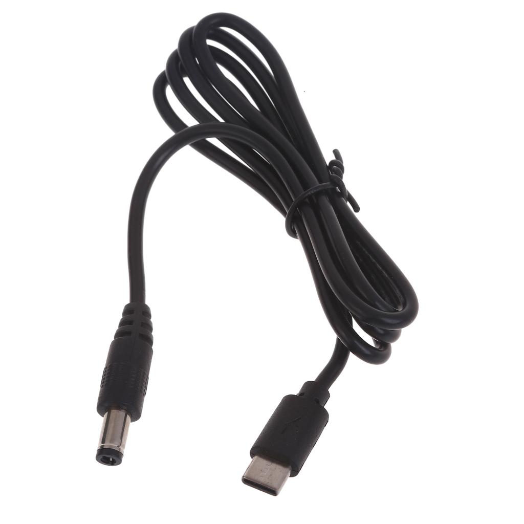 JNANEEI Male Type-C to Male DC5521 Connector Cable Wire for Routers ...
