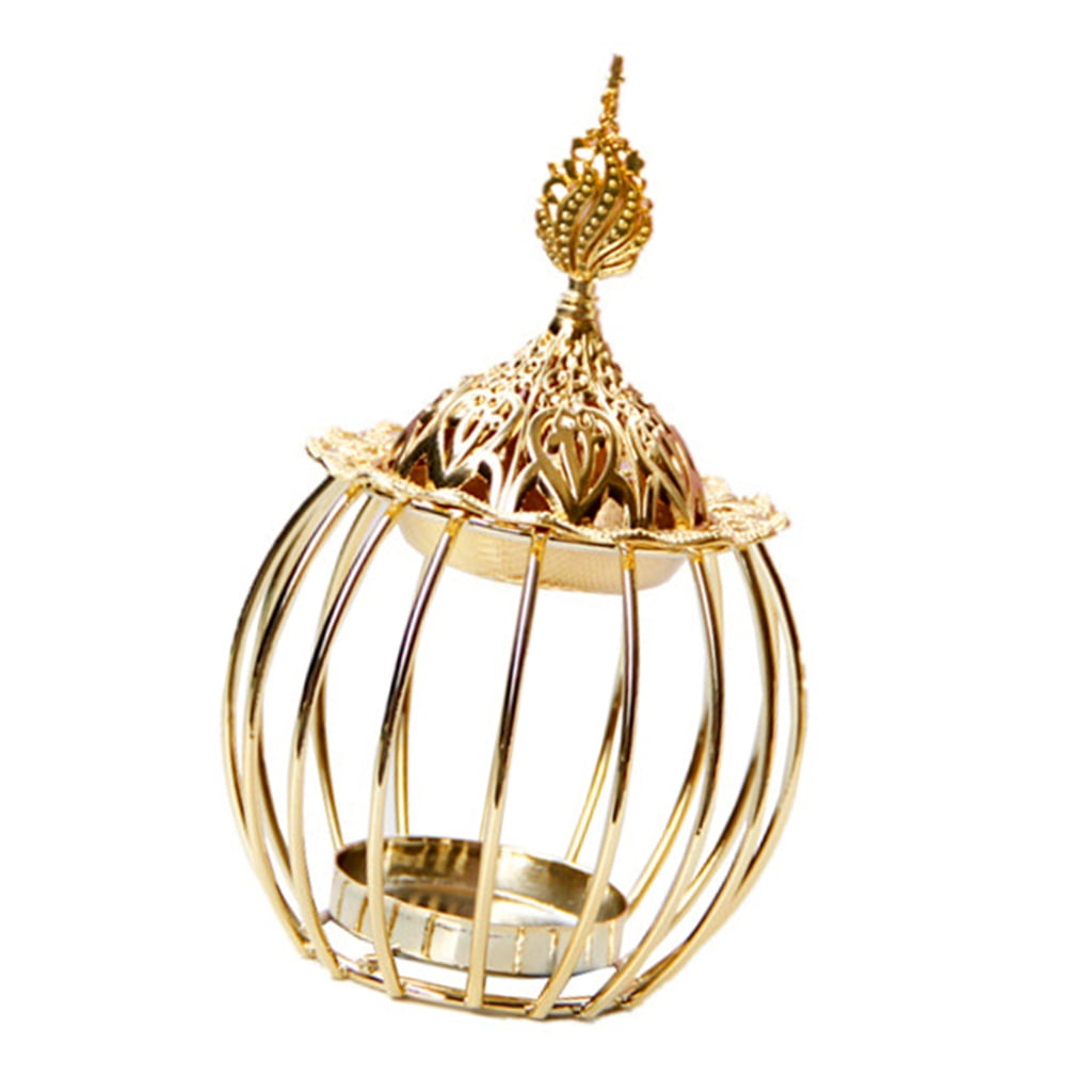 JNANEEI Metal Birdcages Scent Diffusers Gold Incenses Burners for ...