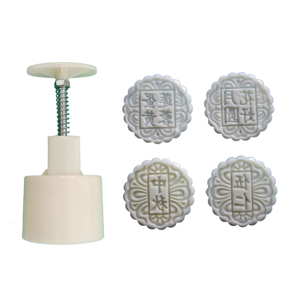 JNANEEI Mooncakes Molds Pastrys Stamps Mooncakes Stamps Mungs Bean Cake ...