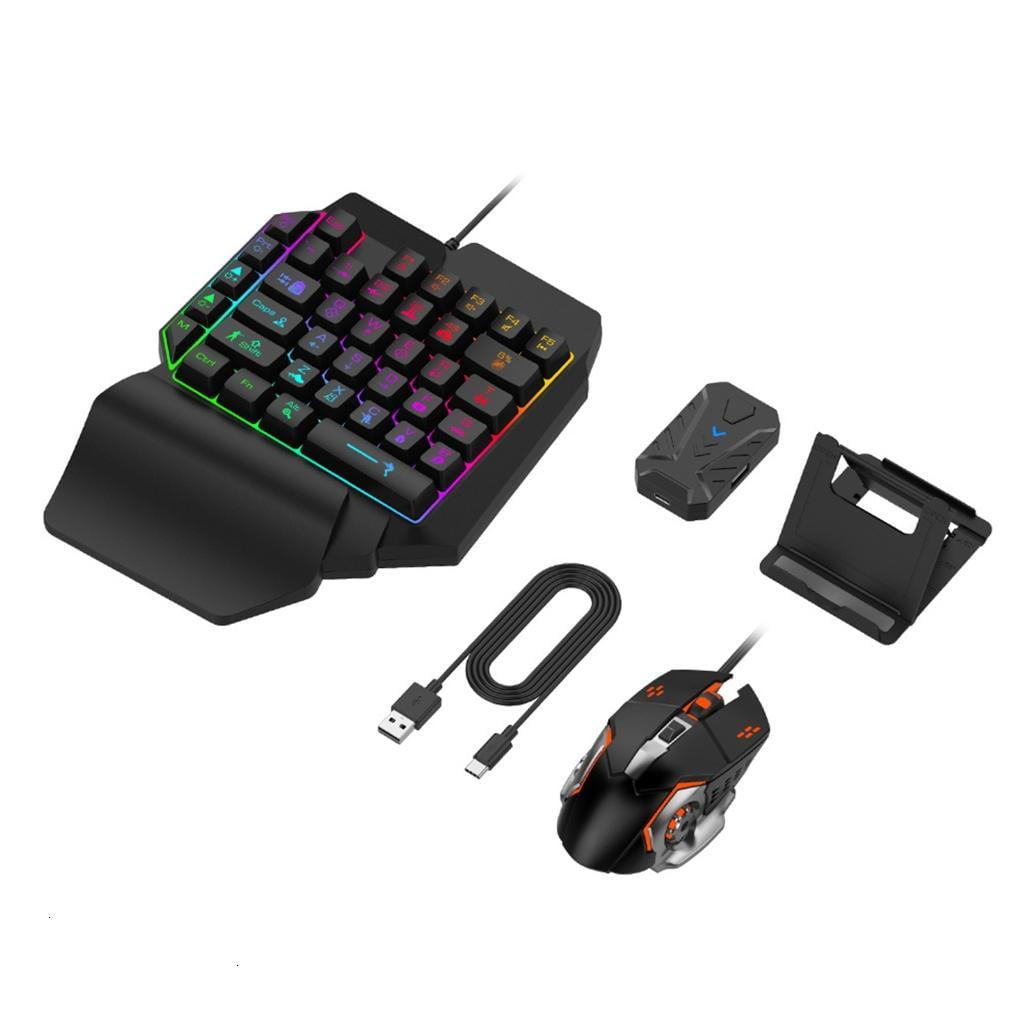 JNANEEI Mouse Adapter Gamepad Mobile Controller Gaming Keyboard Mouse ...