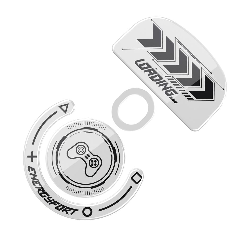 JNANEEI Mouse Feet Tempered Glass Mouse Glides Pad Mouse Base Sticker ...