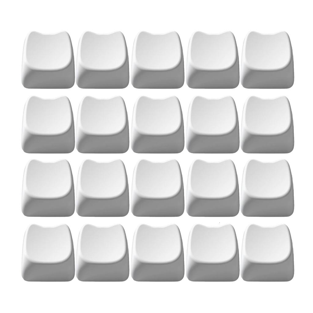 JNANEEI PBT MAO Profile Cats Shaped Keycaps for Enhanceds Mechanical ...