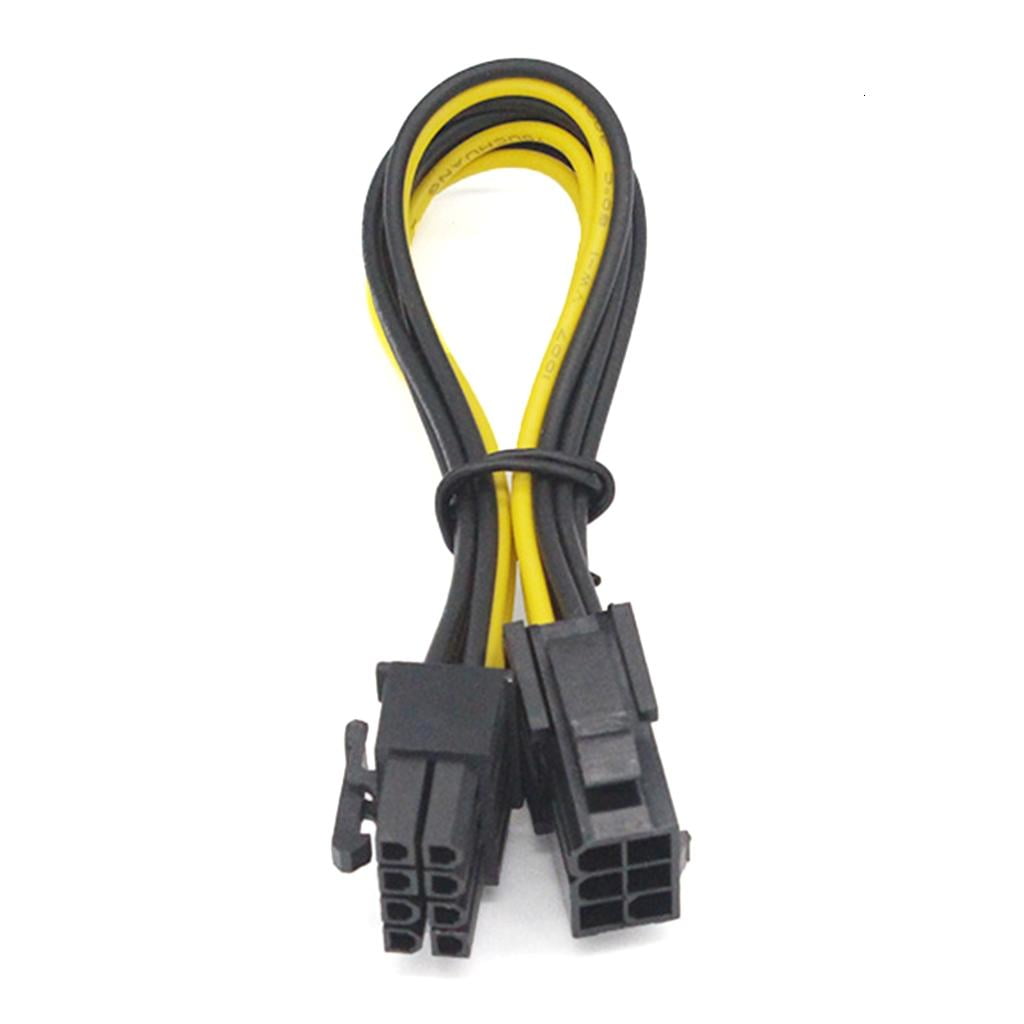 JNANEEI PCIe Power Extender Cable 6Pin Male to 8Pin Female Cable for ...