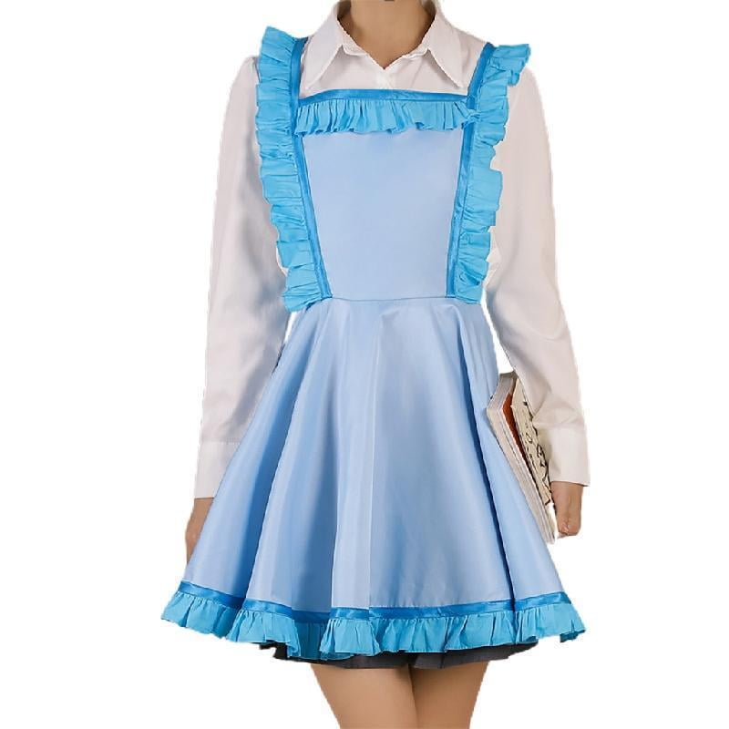 JNANEEI Practical and Waterproof Kitchen Apron with Adjustable Straps ...