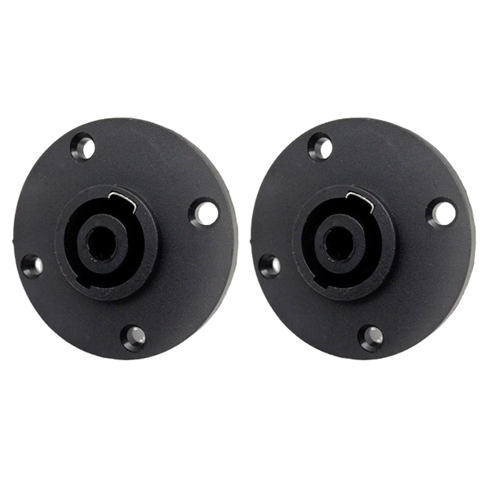JNANEEI Professional 4 Pin Speakon Socket Jack Connector Audio ...