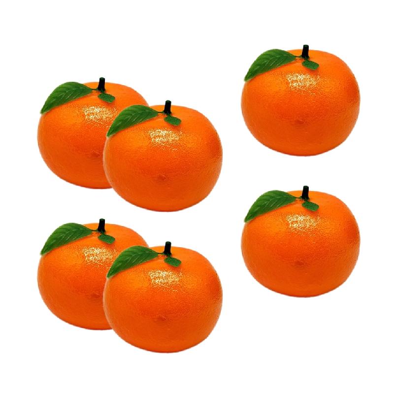 JNANEEI Realistic Fruit Artificial Orange Fake Fruit Perfect for ...