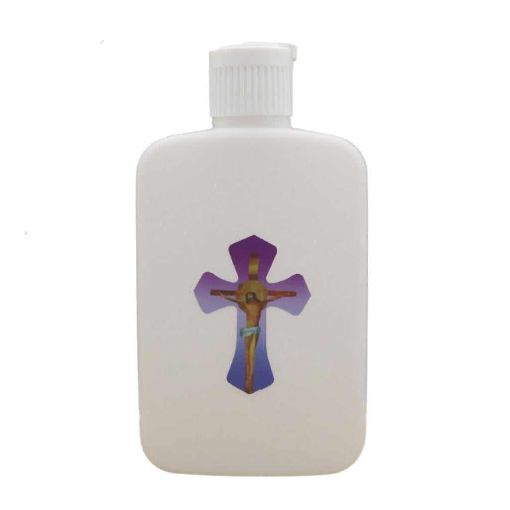 JNANEEI Religious Holy Water Bottle with Screw Lid Plastic Holy Water ...