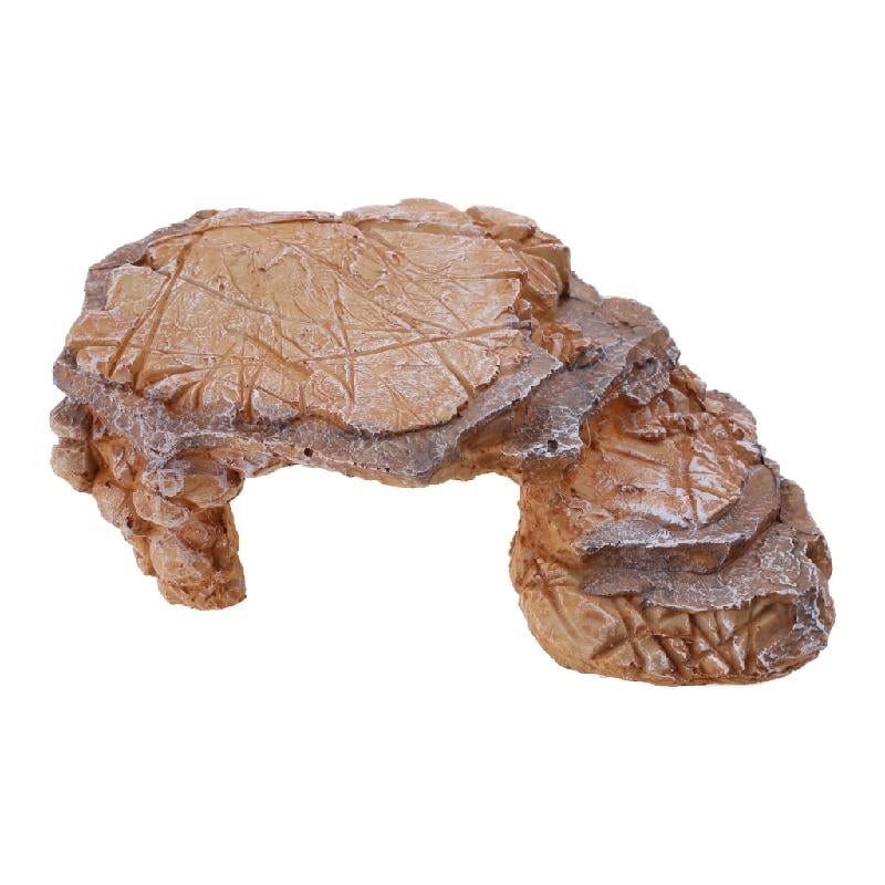 JNANEEI Reptile Resin Hides Cave Turtles Rock Hideout House Lizard ...