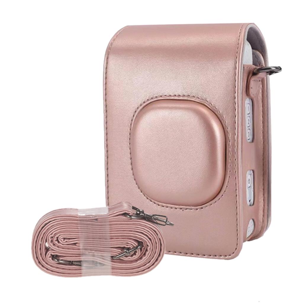 JNANEEI Retro Soft Mini Camera Case Bag PU Leathers Cover with Shoulder ...