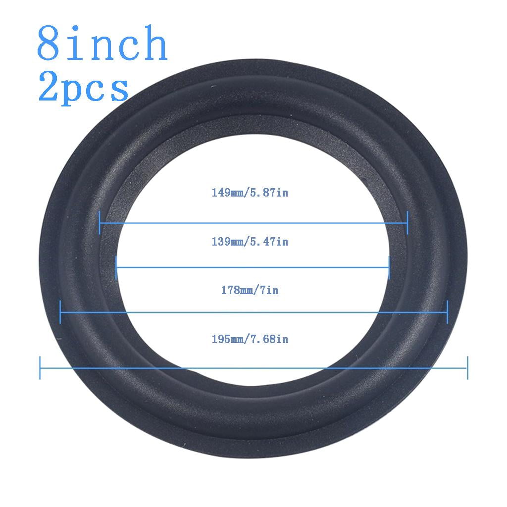 JNANEEI Rubber Edge Rings Replacement Parts Speaker Surround Rubber Tri ...