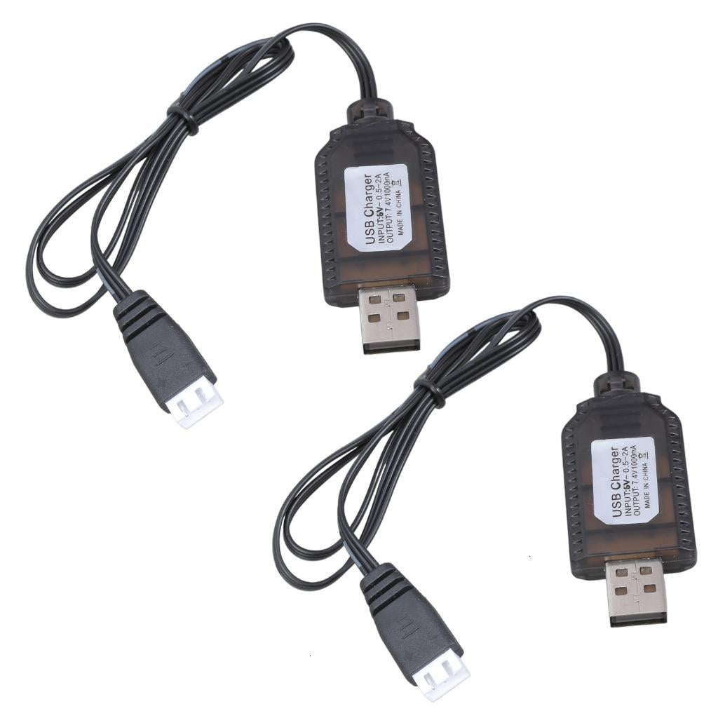 JNANEEI SM2.0 3P 4P XH 3P Plug USB Charger Cable 7.4V for FPV Drones ...