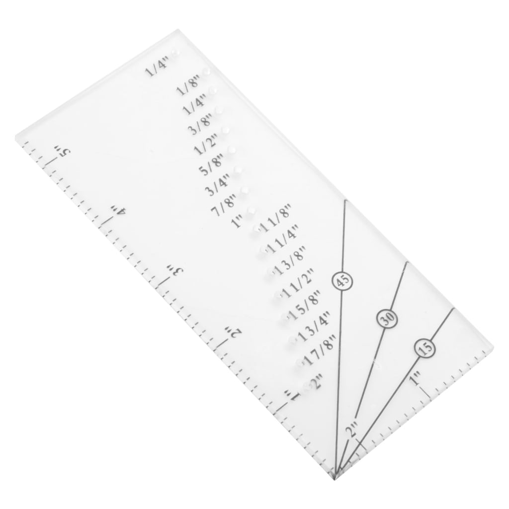 JNANEEI Seam Allowance Ruler Sewing Machine Ruler Sewing Measuring ...
