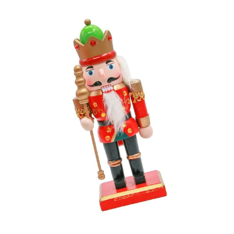 JNANEEI Soldier Figure Wood Soldier Doll for Holiday Decors Exquisites ...