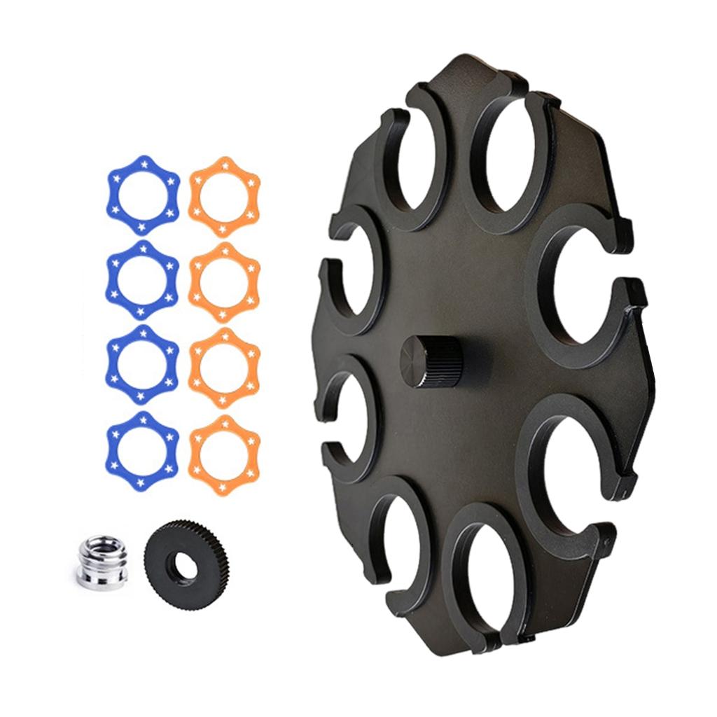 JNANEEI Space Saving On-Stage Multi Mic Holder Organizers for Up to ...