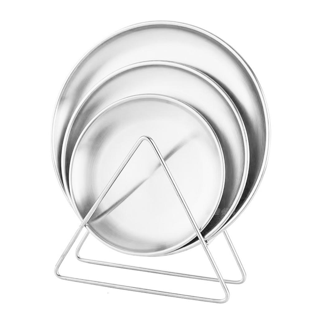 JNANEEI Spit Bone Dish Household Snacks Small Dish Stainless Steel ...