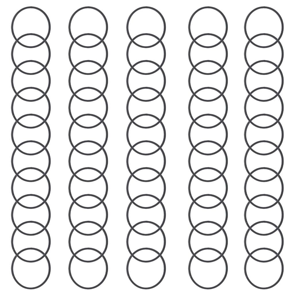 JNANEEI Square Cassette Tape Machine Belt Flat Rubber Belts 1.1mm ...