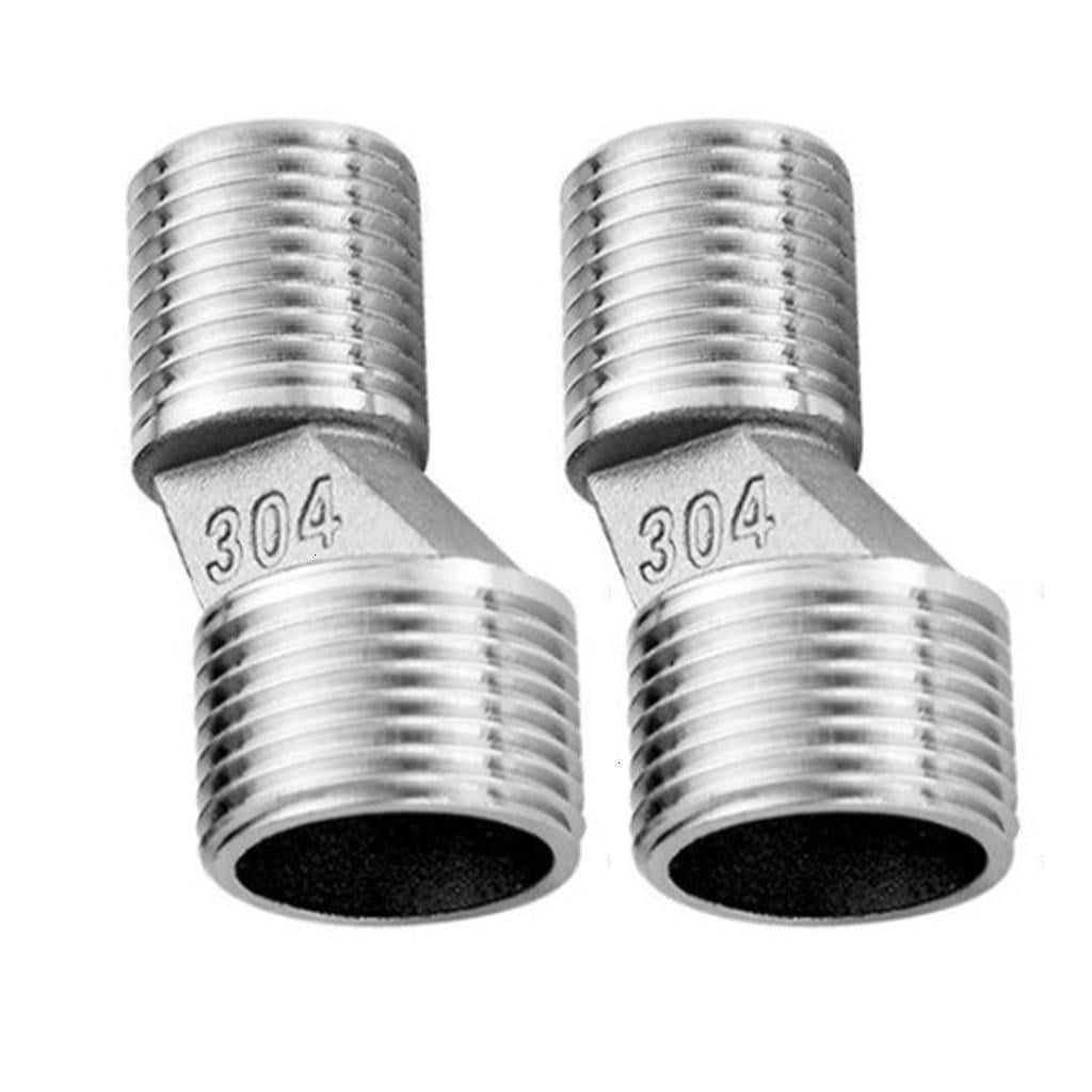 JNANEEI Steel Eccentric Connection Pieces Wall Faucet Connectors set ...
