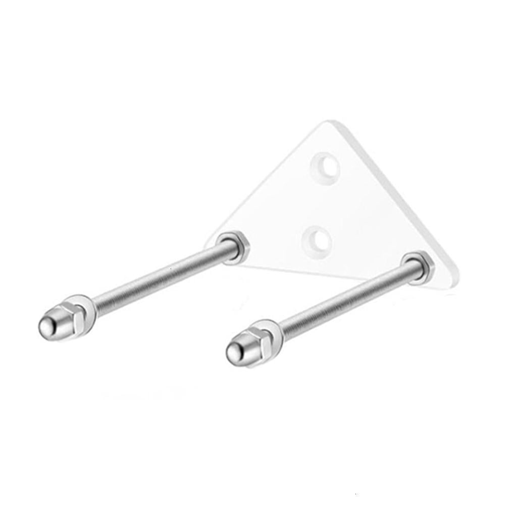 JNANEEI Sturdy Acrylic and Metal Ski Boards Wall Mounted Storage Rack ...